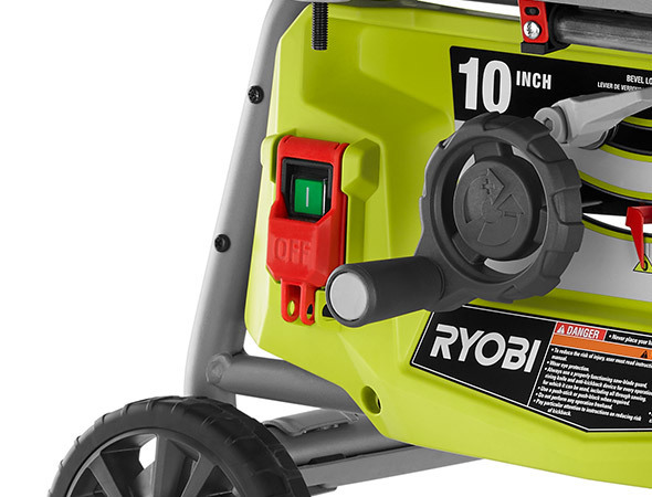 RYOBI 15 AMP 10-INCH EXPANDED CAPACITY TABLE SAW WITH ROLLING STAND ...